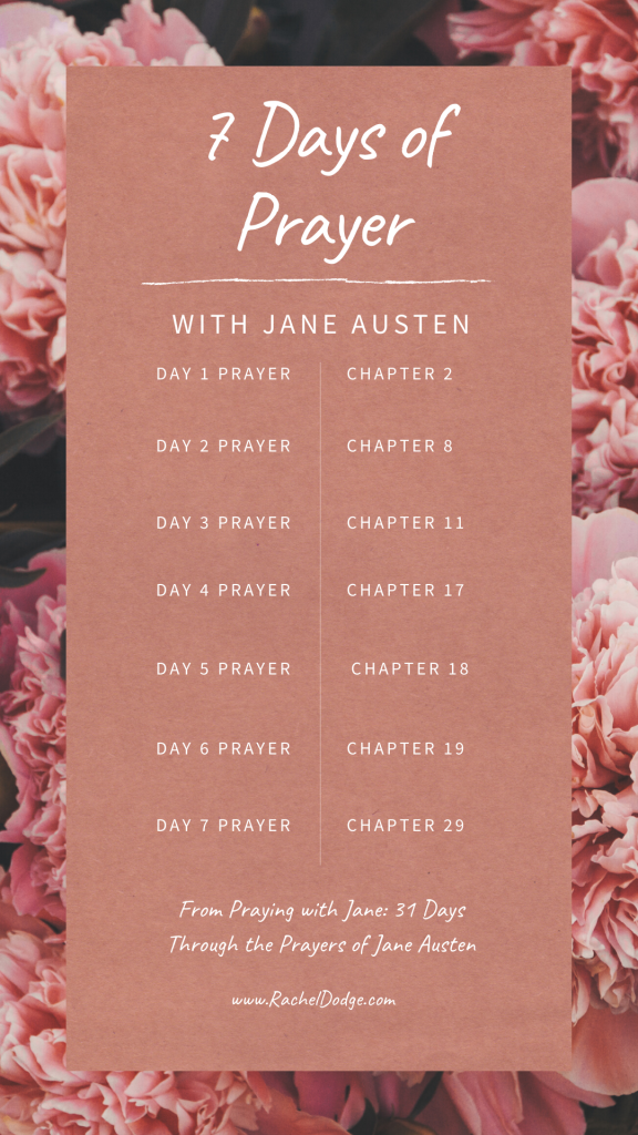 7 Days of Prayer with Jane Austen - Rachel Dodge